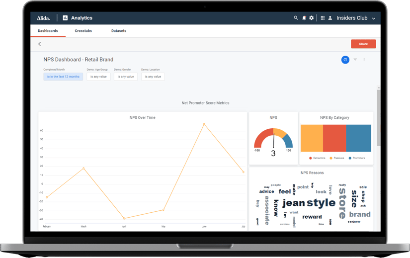 Analytics: Customer Analytics Software | TXM Tools | Alida