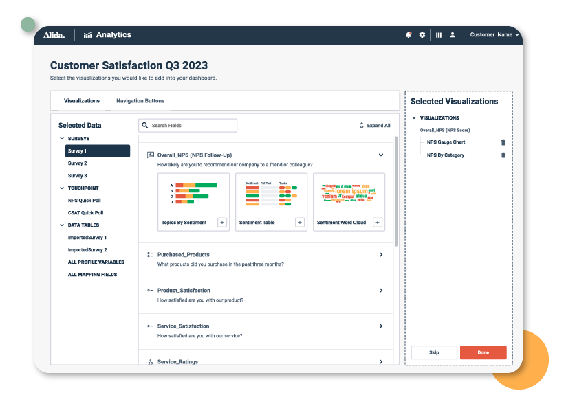 Analytics: Customer Analytics Software | TXM Tools | Alida